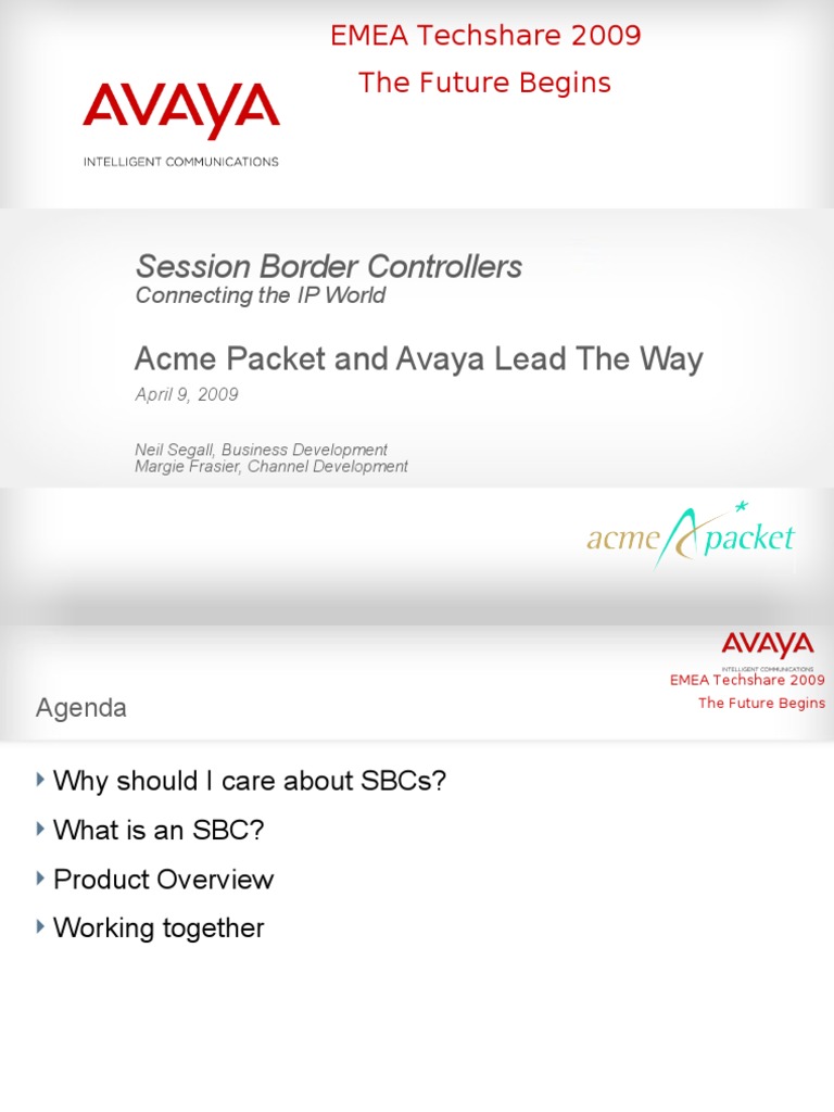 Acme PacketSession Border Controller | PDF | Session Initiation ...