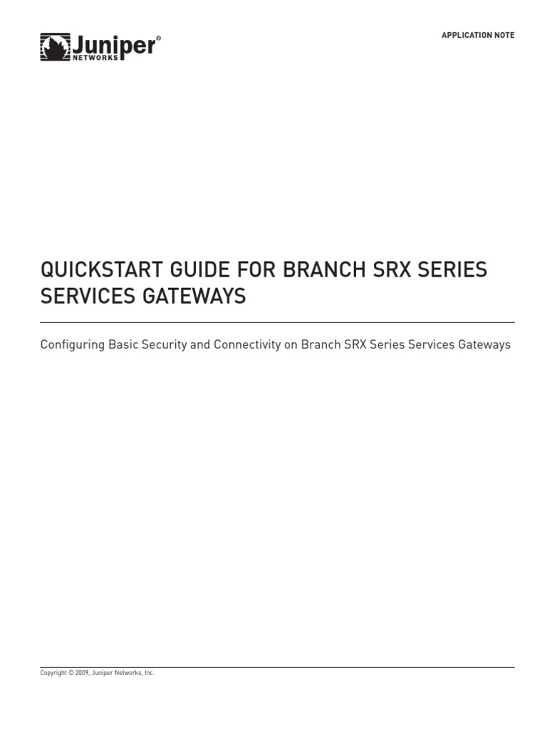 SRX Configuration Examples | PDF | Ip Address | Network Switch