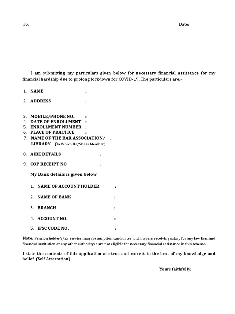 Financial Assistance - PDF | PDF | Law