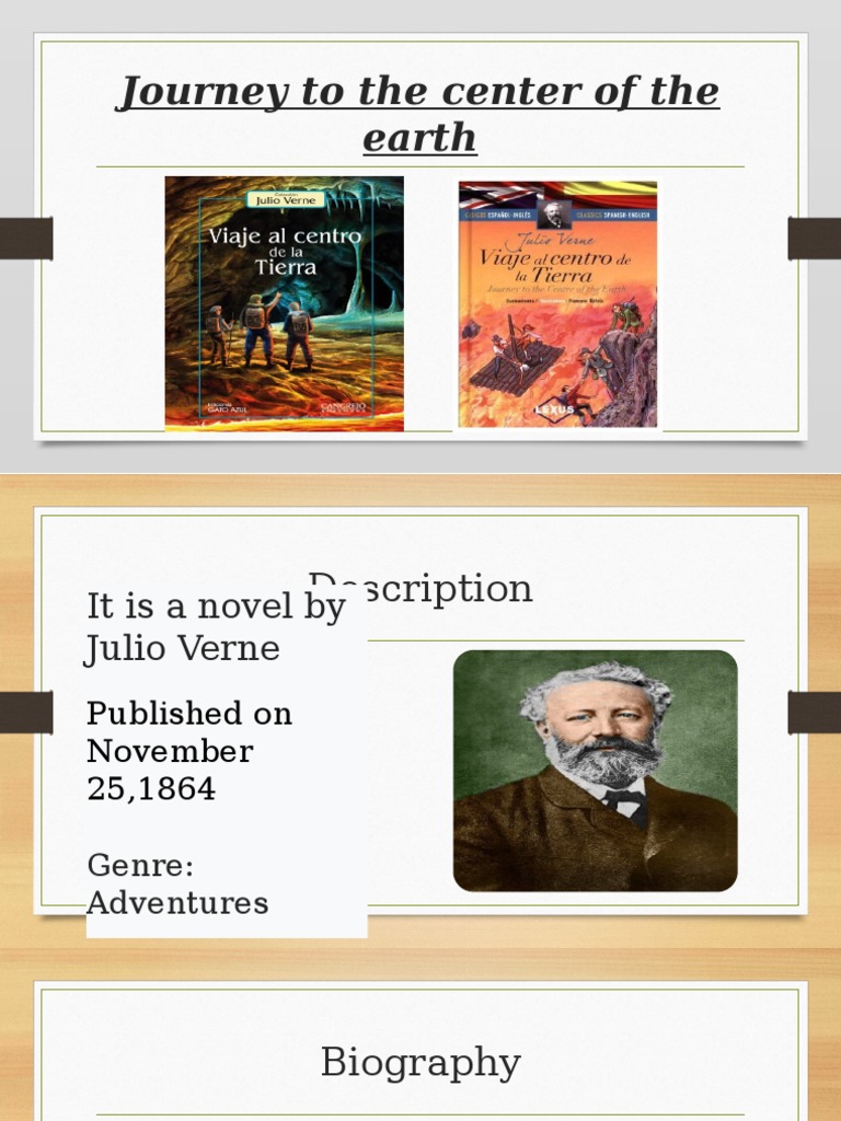 Journey to the Center of the Earth Summary | PDF