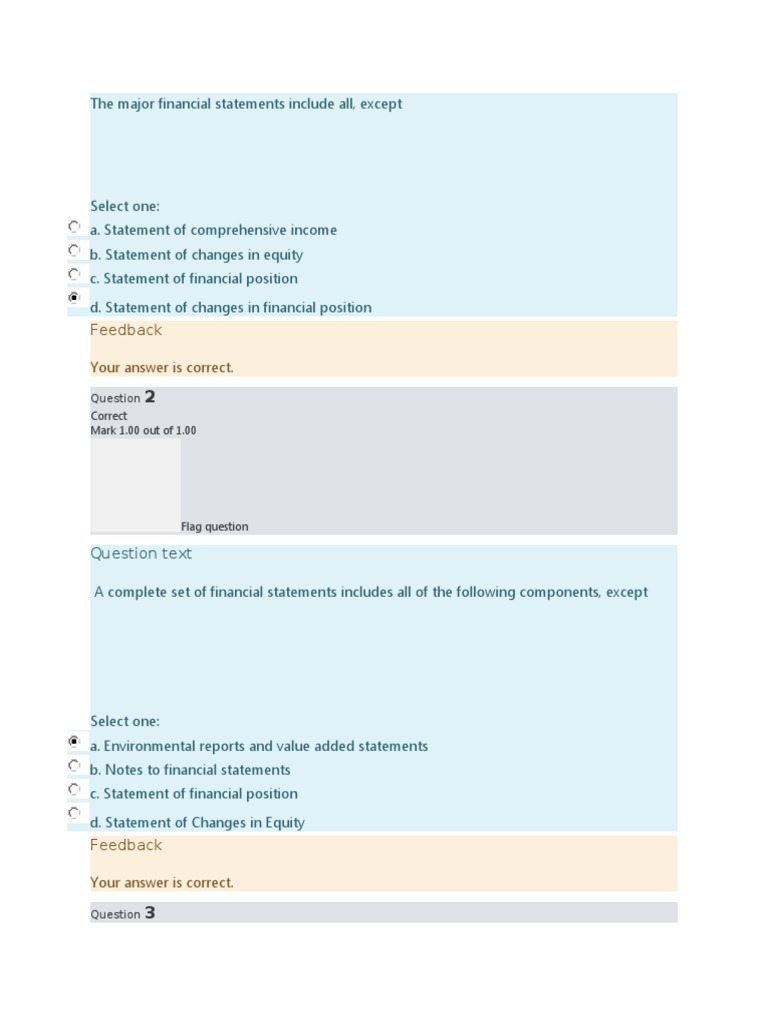 Key Components of Financial Statements | PDF | Expense | Income Statement