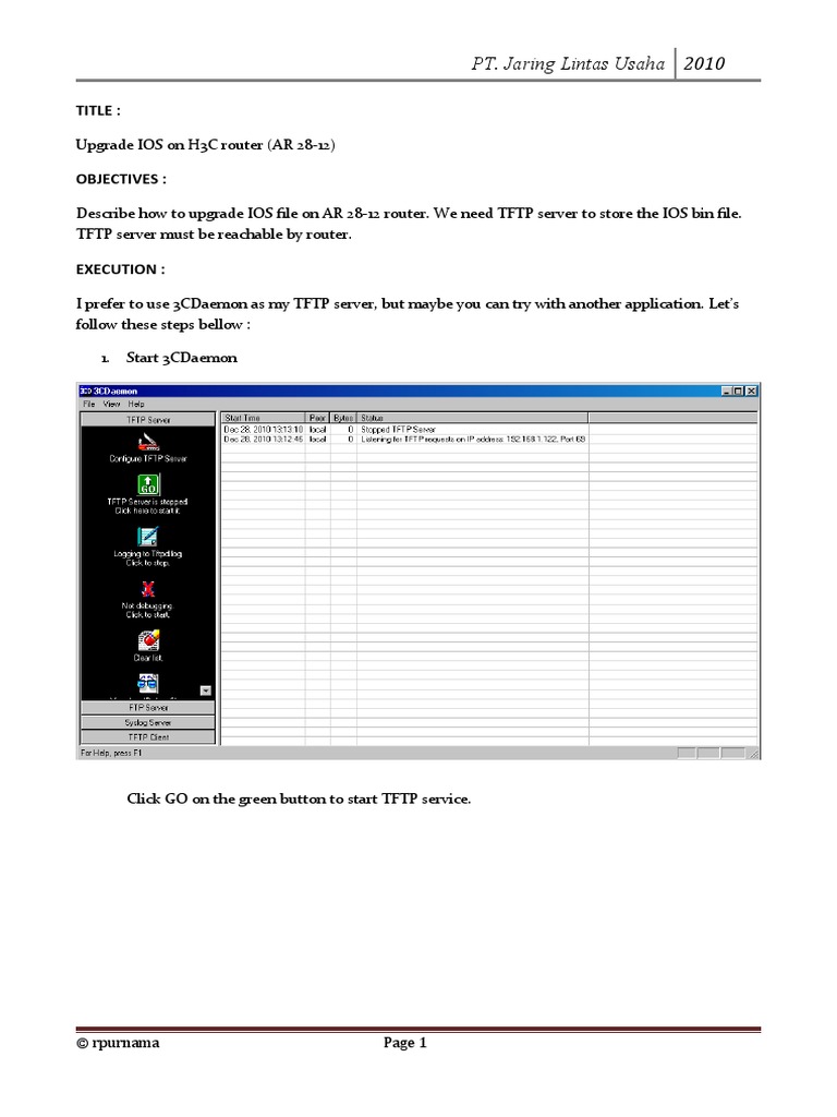 Upgrade IOS H3C Router (AR28-12) | PDF | Computer Networking | Booting