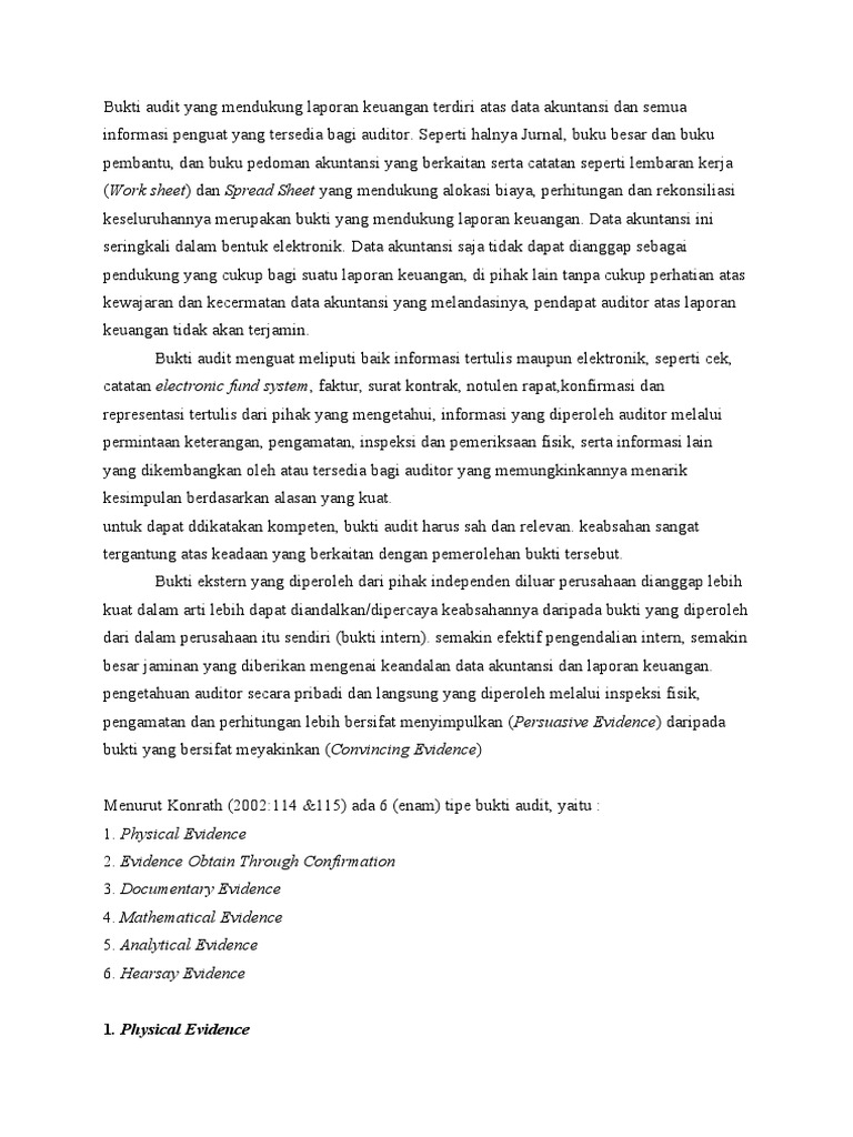 Materi Audit Subab 5 | PDF