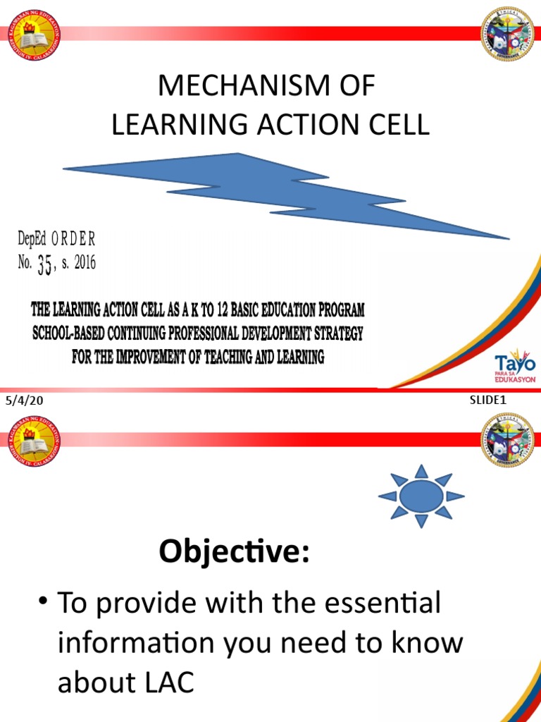 Mechanism of Learning Action Cell: Slide1 5/4/20 | PDF | Teachers ...