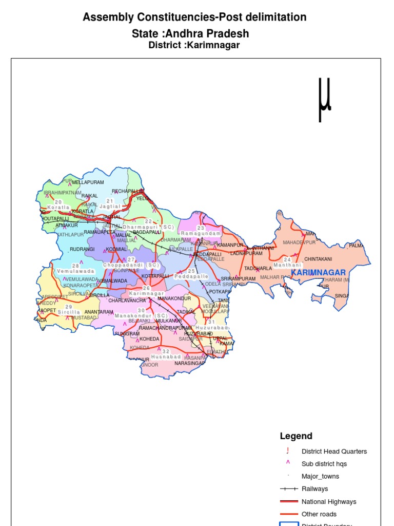 Karimnagar District Map Overview | PDF