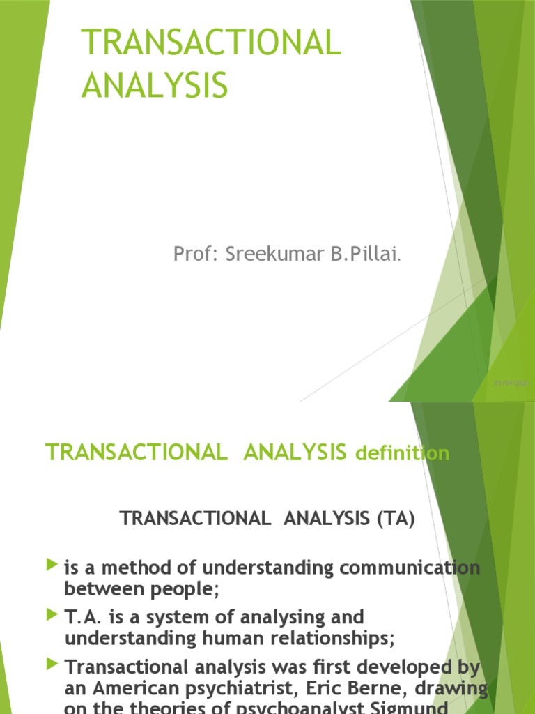Transactional Analysis | PDF | Psychological Concepts | Social Psychology