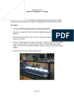 Jar Test Procedure for Water Treatment | PDF | Chemistry | Physical ...
