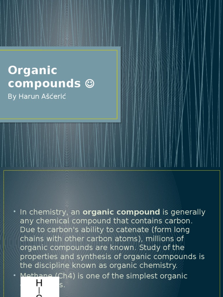 Organic Compounds H.A | PDF | Organic Compounds | Inorganic Chemistry