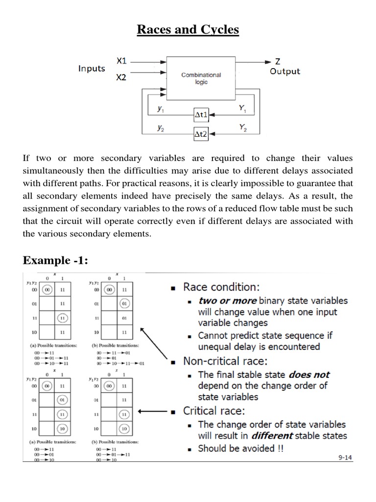 Lec-6-7 - Races and Cycles in ASM Design | PDF | Applied Mathematics | Computer Programming