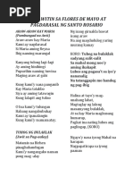 Gabay Sa Pagdarasal NG Rosaryo | PDF