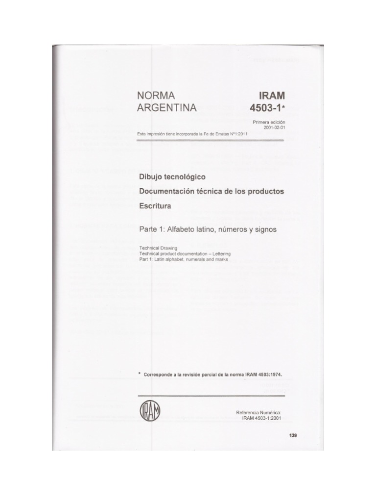 Iram 4503-1 | PDF
