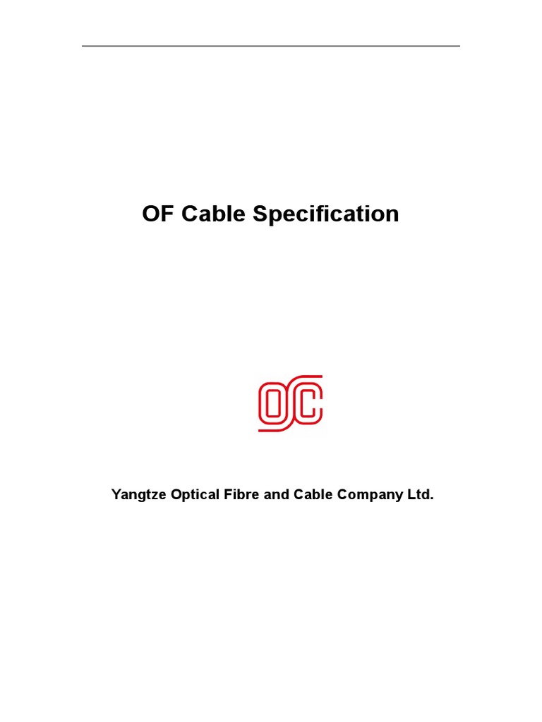 Cable Spec-144 Duct (YOFC) PDF | PDF | Optical Fiber | Equipment