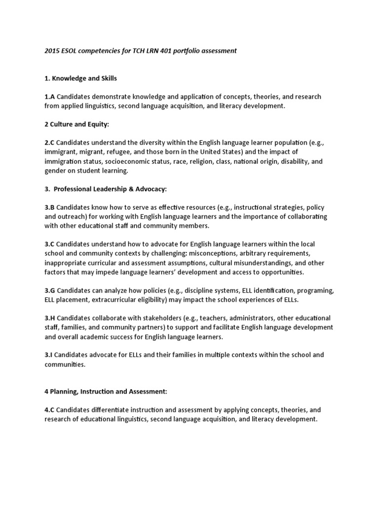 401 Competencies 2015 Handout at Presentations | PDF | Cognition | Behavior Modification