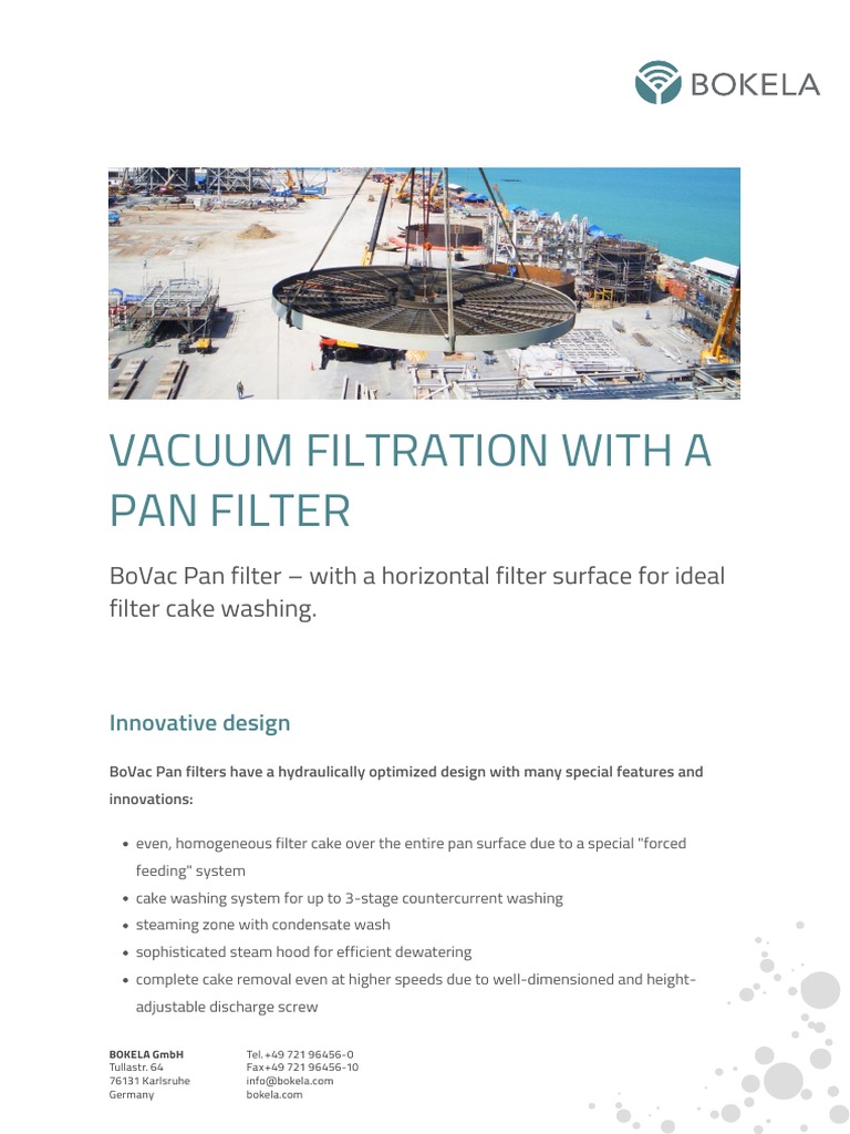 Vacuum Filtration With A Pan Filter | PDF | Filtration | Chemical ...