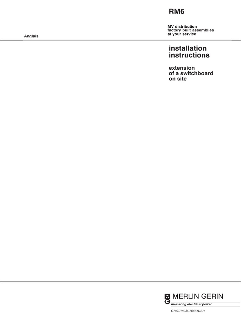 RM6 Extension EN | PDF | Screw | Nut (Hardware)