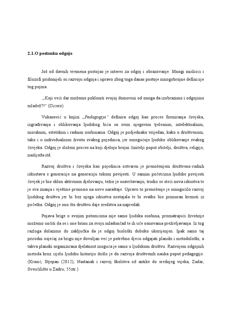 Grčki Filozofi o Odgoju | PDF