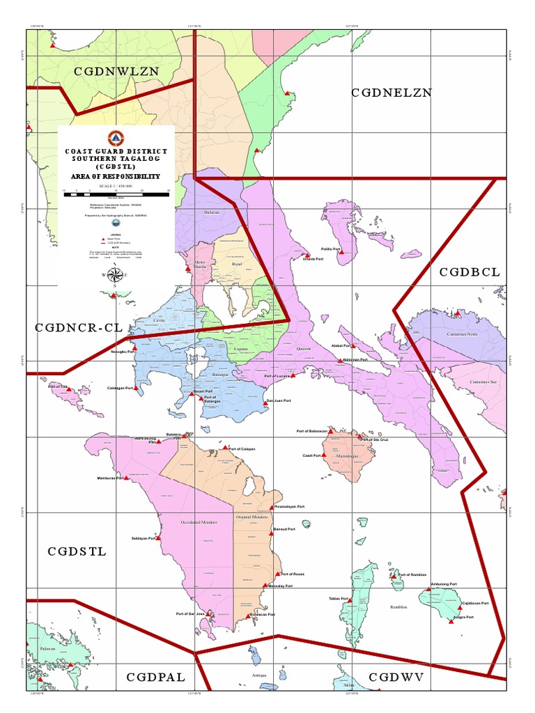 Cgdnelzn CGDNWLZN: Coast Guard District Southern Tagalog (CGDSTL) | PDF ...