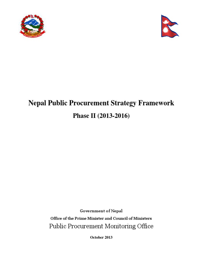 PPMO's NPPSF Phase II - Final Report | PDF | Procurement | E Government