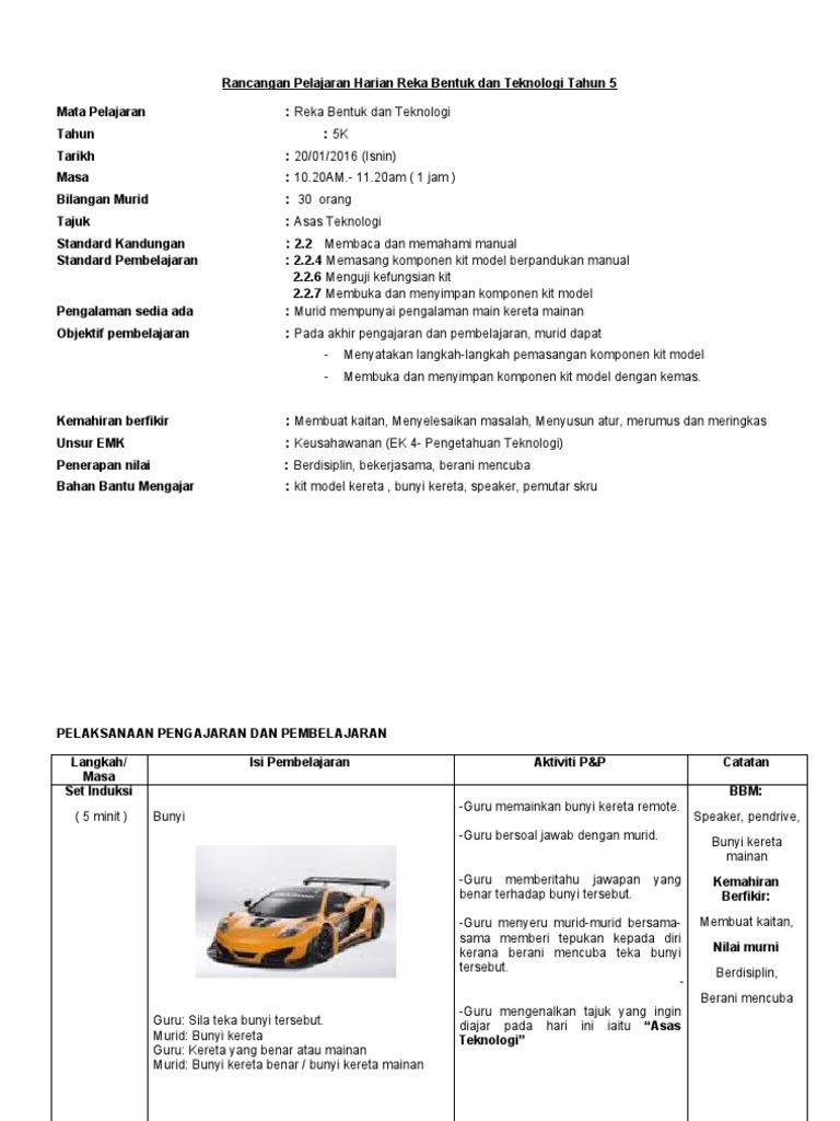 Menyatakan Langkah-Langkah Pemasangan Komponen Kit Model - Membuka Dan ...