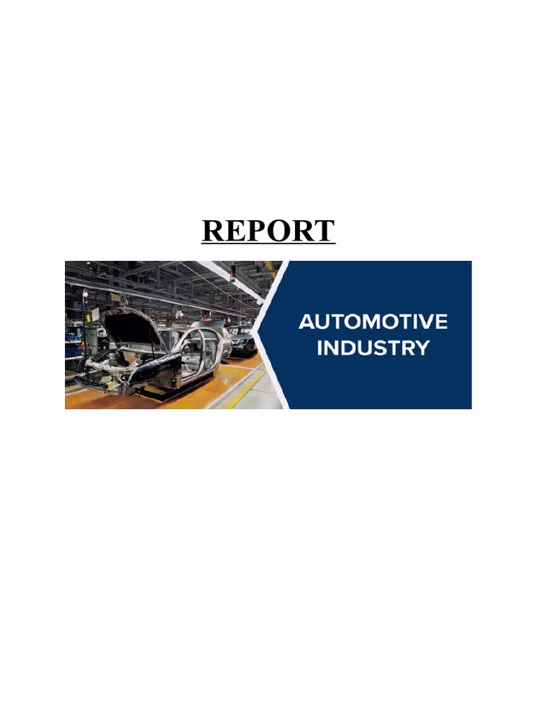 Automobile Industry Report-2019 | PDF | Car | Wheeled Vehicles