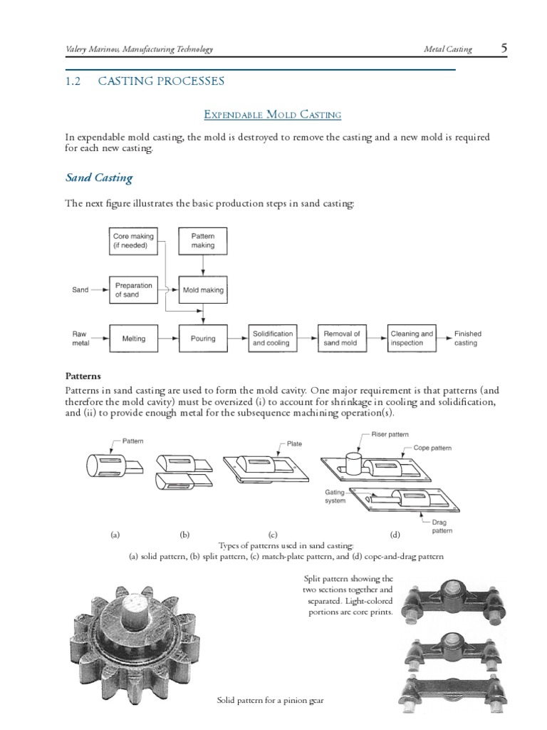 ME364 Casting Processes | PDF | Technology & Engineering