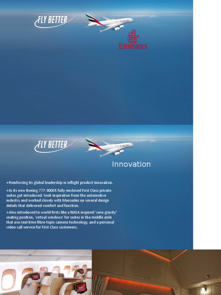 Emirates Airlines Competitive Analysis | PDF | Emirates (Airline ...