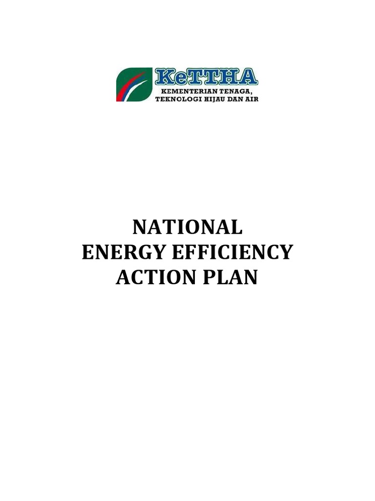 National Energy Efficiency Action Plan English Only | PDF | Efficient ...