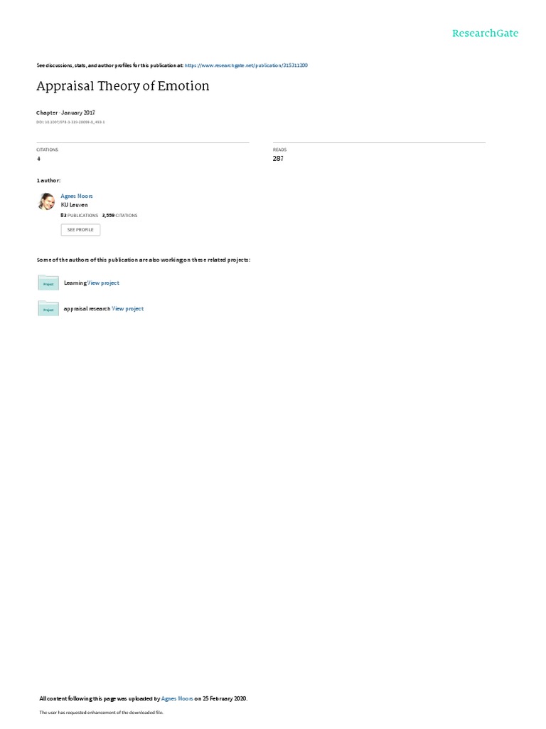 Agnes Moors | Download Free PDF | Emotions | Anger