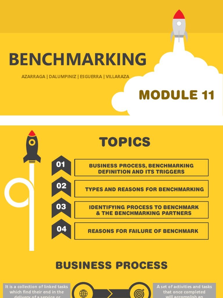 Benchmarking Business Processes | PDF | Benchmarking | Business