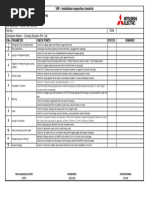 Pressure Test / Leakage Test Quality Control Check Sheet: Project Name ...