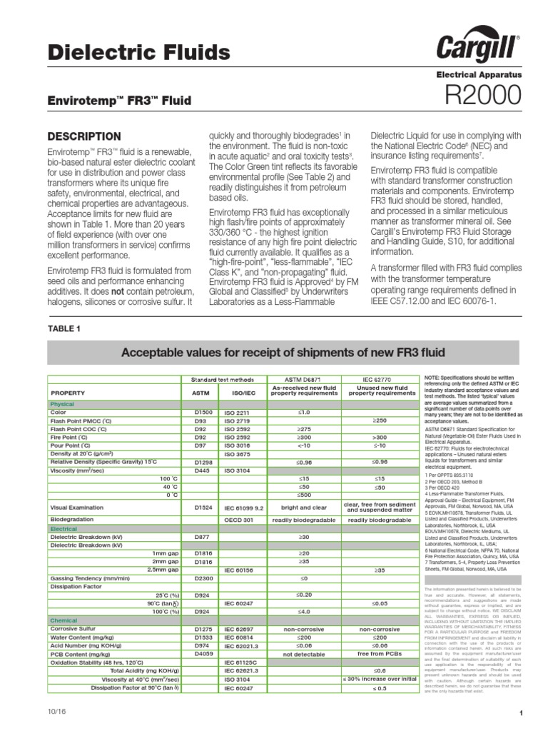 r2000 Fr3 Data Sheet - 10-21 | PDF | Transformer | Insulator (Electricity)