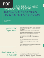 Lecture 2: Material and Energy Balance | PDF | Heat | Mole (Unit)