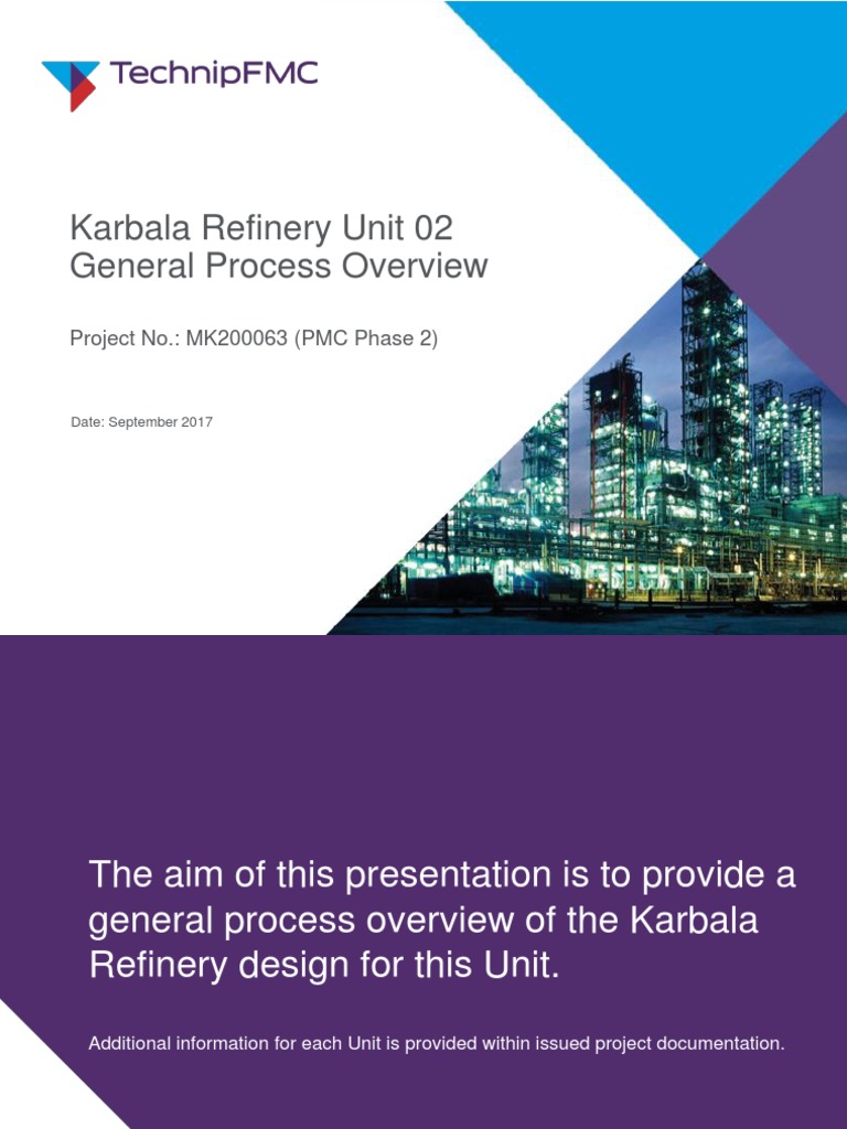Karbala Refinery Unit 02 Overview | PDF | Oil Refinery | Catalysis
