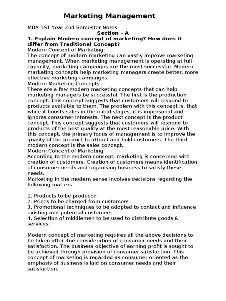 Marketing Management Post | PDF | Retail | Marketing