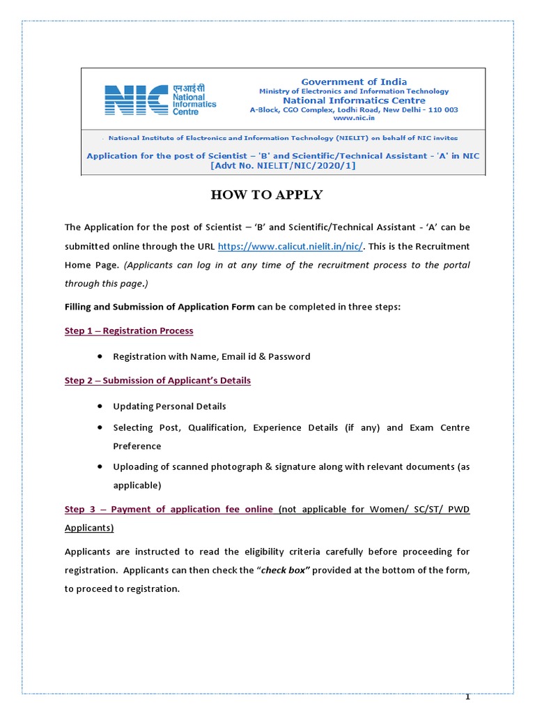 How To Apply | PDF | Login | Password