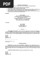 Jurat Samples and Formats Philippines | PDF | Notary Public | Affidavit