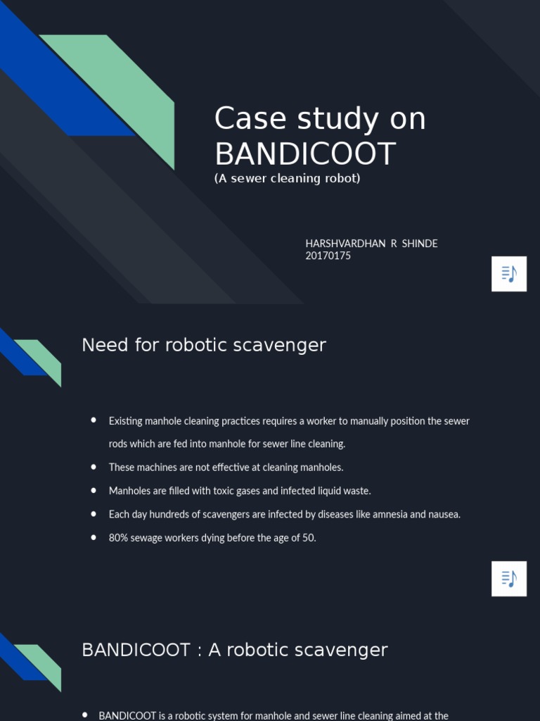 Bandicoot: Robotic Manhole Cleaner | PDF | Robotics | Actuator