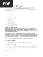 10 Principles of GAAP | PDF