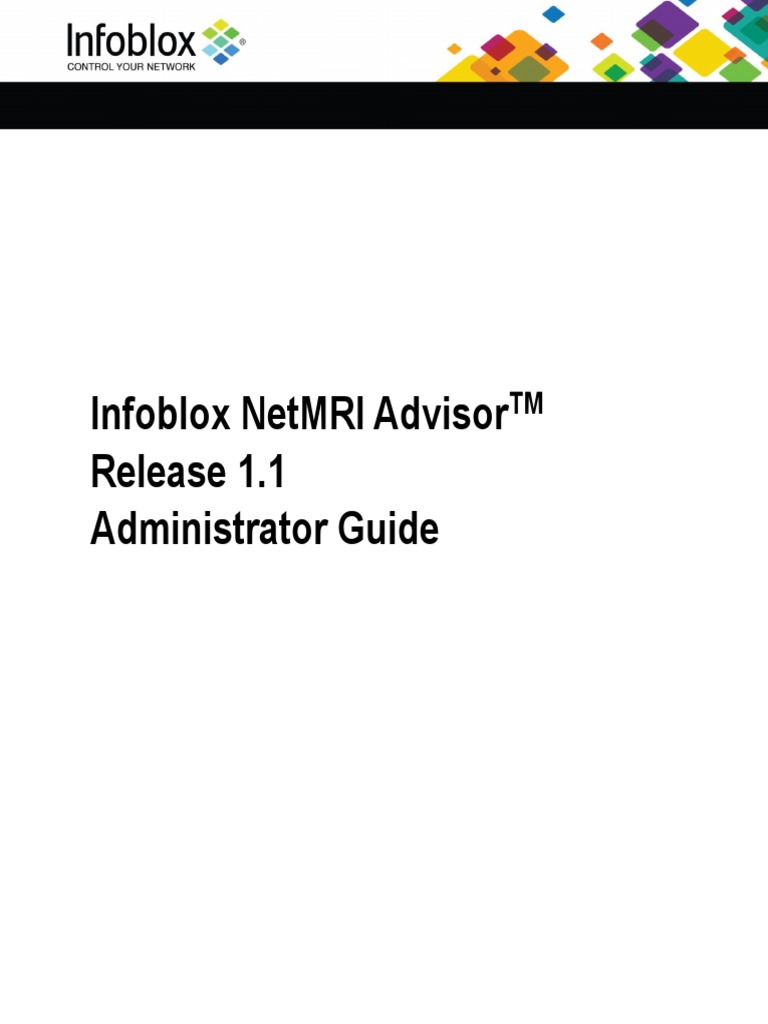 NetMRI Advisor Administrator Guide v1.1 | PDF | Information Technology ...