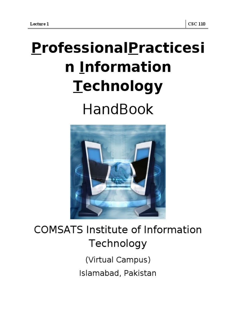 Professionalpracticesi N Information Technology: Handbook | PDF | Mainframe Computer | Supercomputer