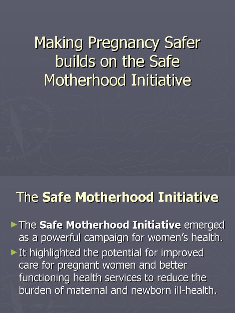 Safe Motherhood Initiative Overview | PDF | Maternal Death | Mother