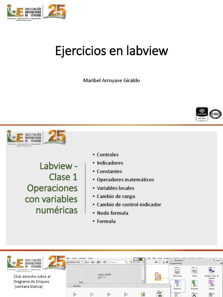 Ejercicios en Labview | PDF