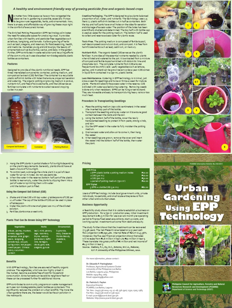 EPP Technology - Beta PDF | PDF | Fertilizer | Seedling