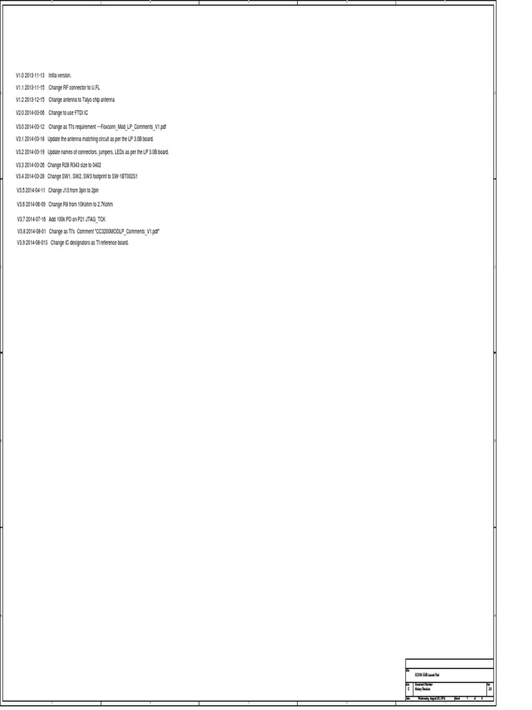 CC3200 Schematic | PDF
