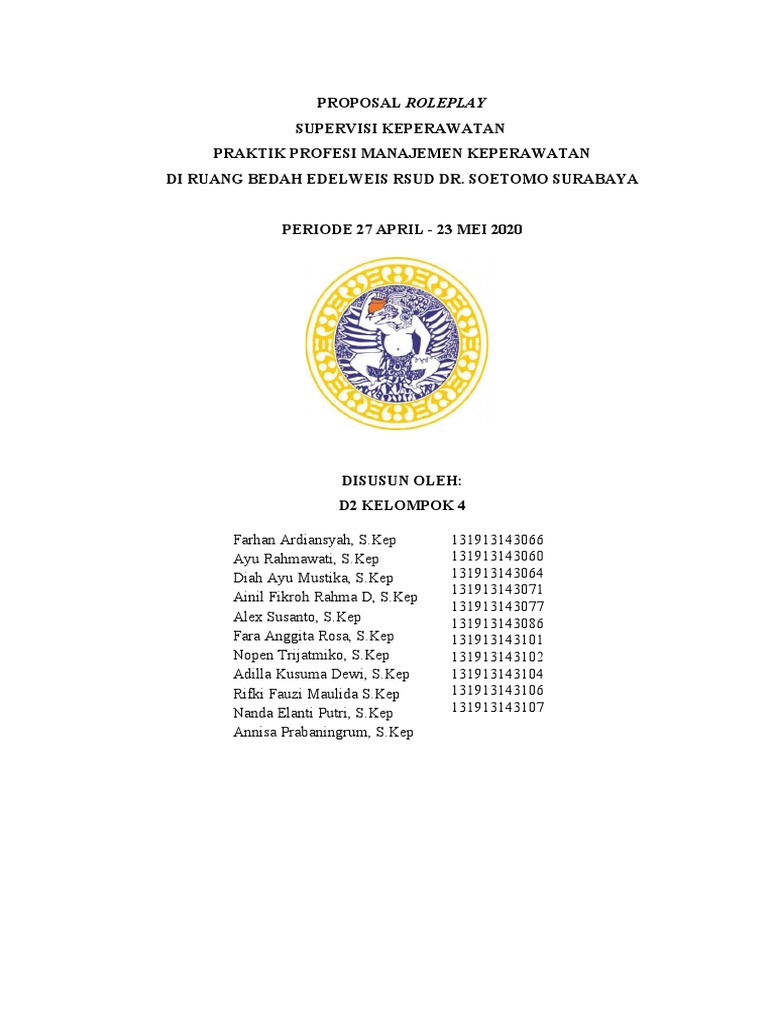 Proposal Supervisi | PDF