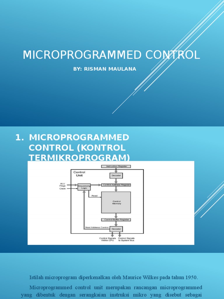 Microprogrammed Control | PDF | Komputer