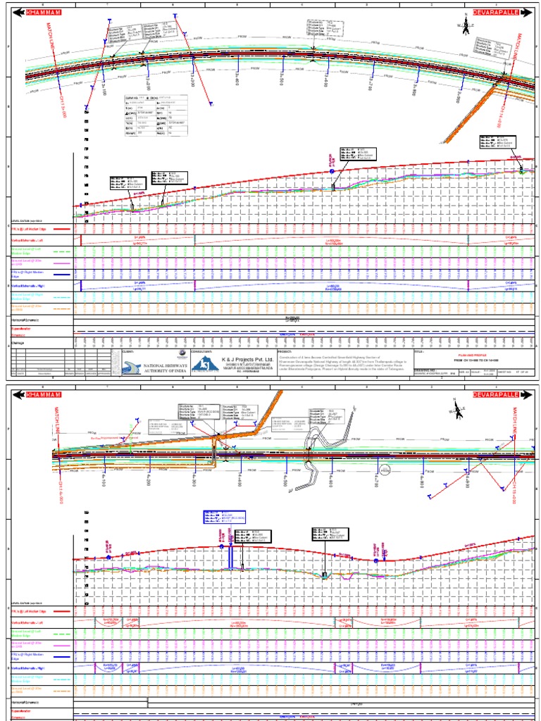 Highway Plan and Profile Drawing | PDF