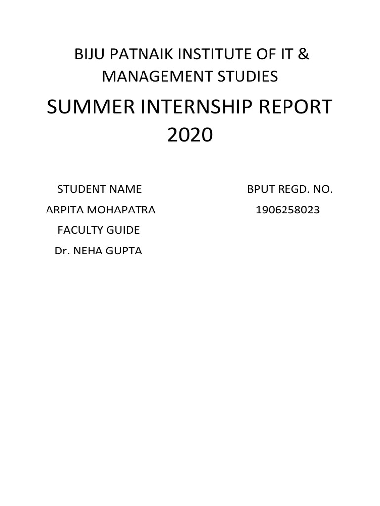 SIP Report | PDF | Risk Management | Risk