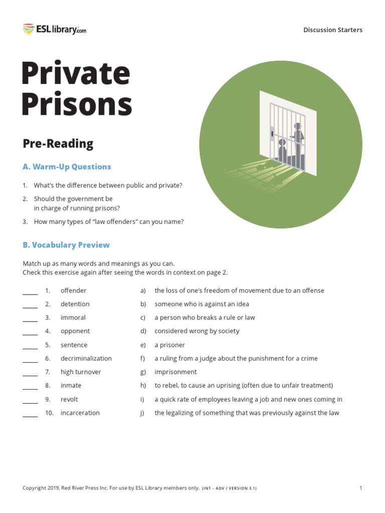 Private-Prisons US Student | PDF | Private Prison | Prison