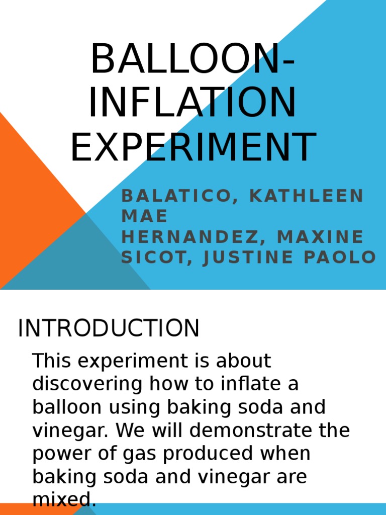 Balloon-Inflation: Experiment | PDF | Science & Mathematics